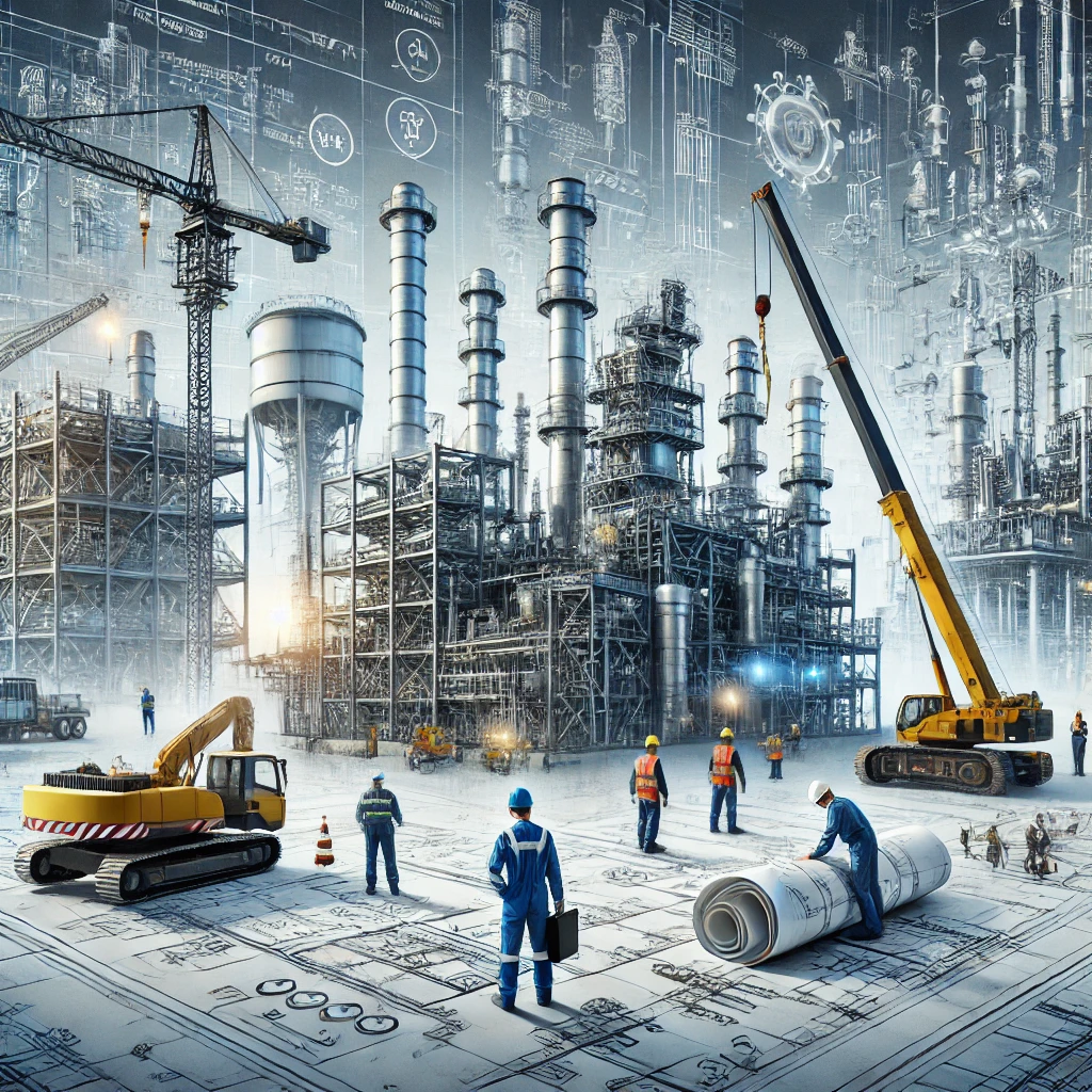 Engineering, Procurement, and Construction – White & Bright